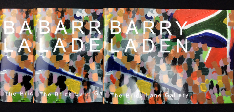 Barry Laden art catalogues. Design and print by Ex Why Zed
