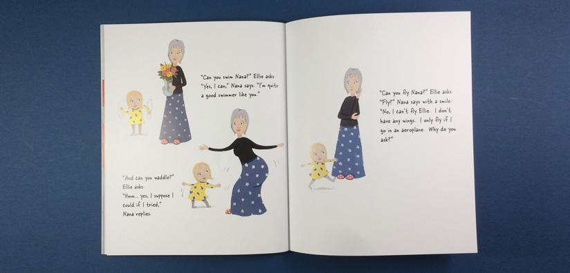 Children's Book printing - Nana Duck by Kathy Tallentire