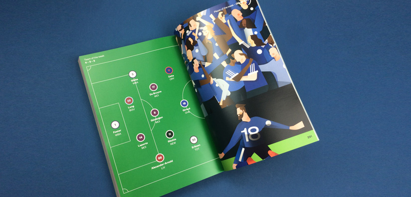 A Triumph in Football Art Printing ⚽ Season Annual 2017/18