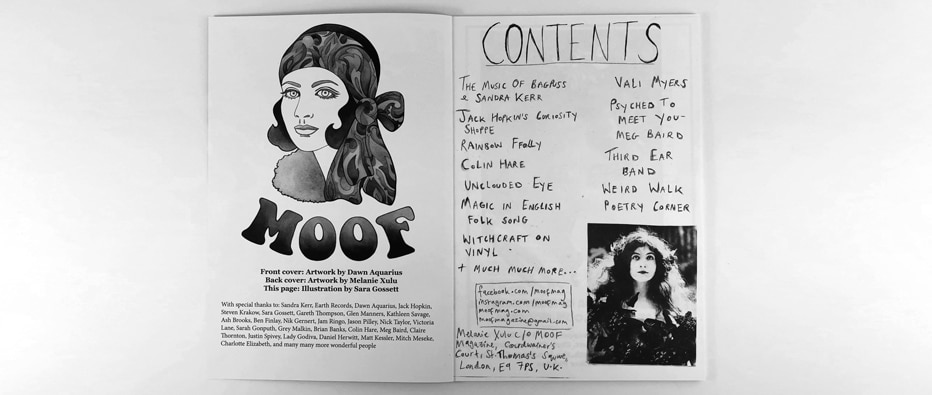 Moof Magazine Issue 6 | Music and arts zine printed at Ex Why Zed