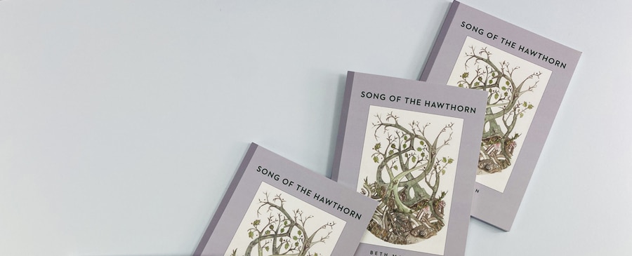 Beth Martin - Song of the Hawthorn poetry art book