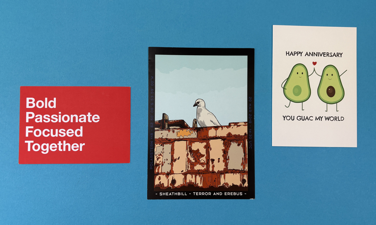 Art Postcard Printing. Delivered in 3/4 Days on FSC Papers.