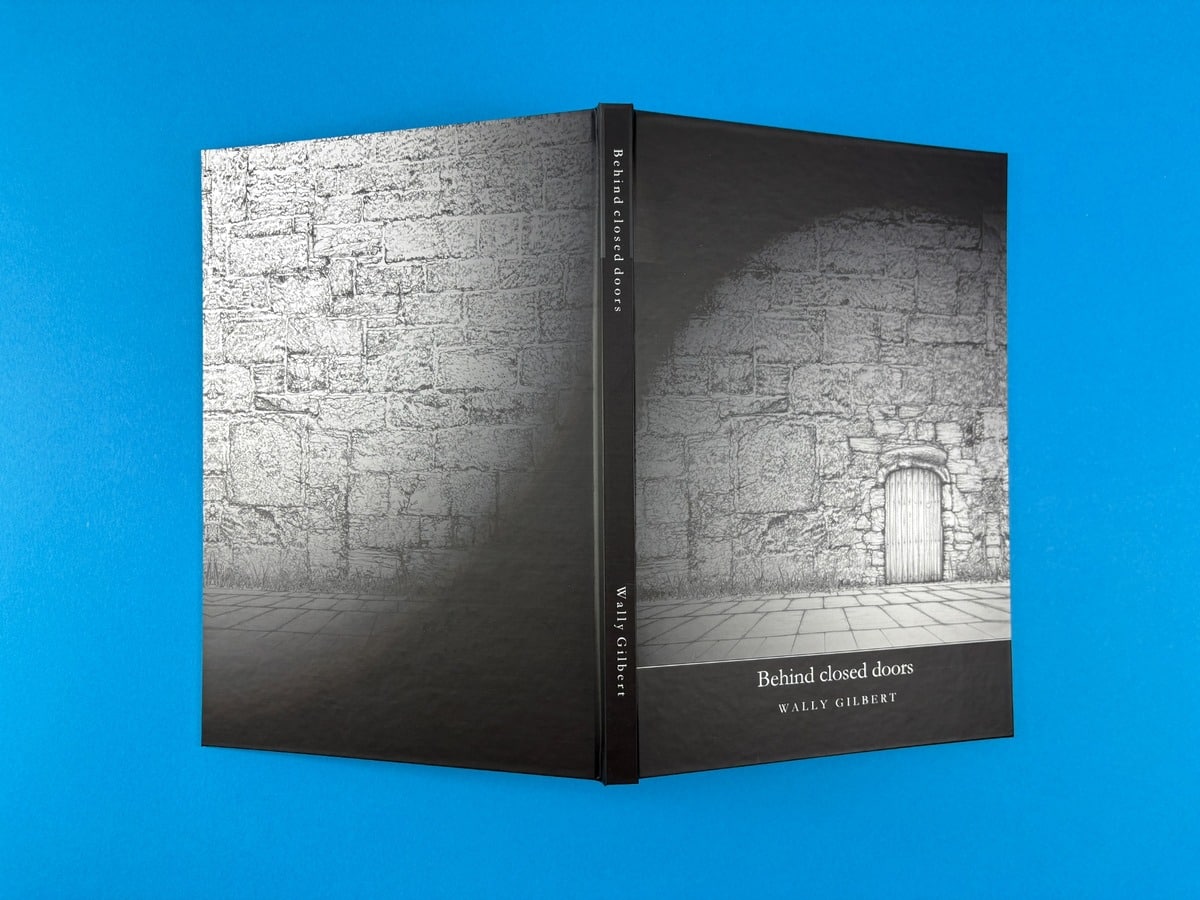 A4 Hardback Art Book with Section Sewing: Behind Closed Doors